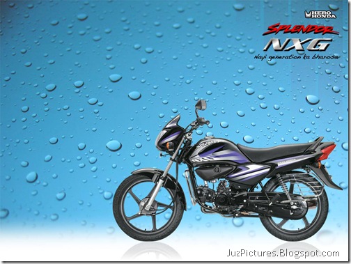 JuzPictures: Hero Honda Splendor NXG Pictures